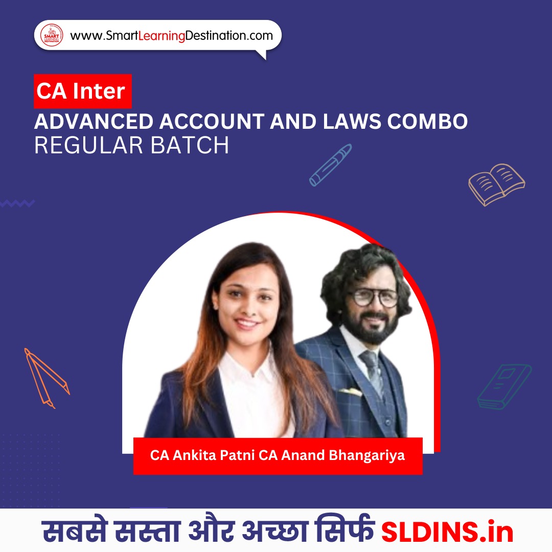 CA Inter Advanced Account and Laws Combo Regular Batch By CA Anand ...