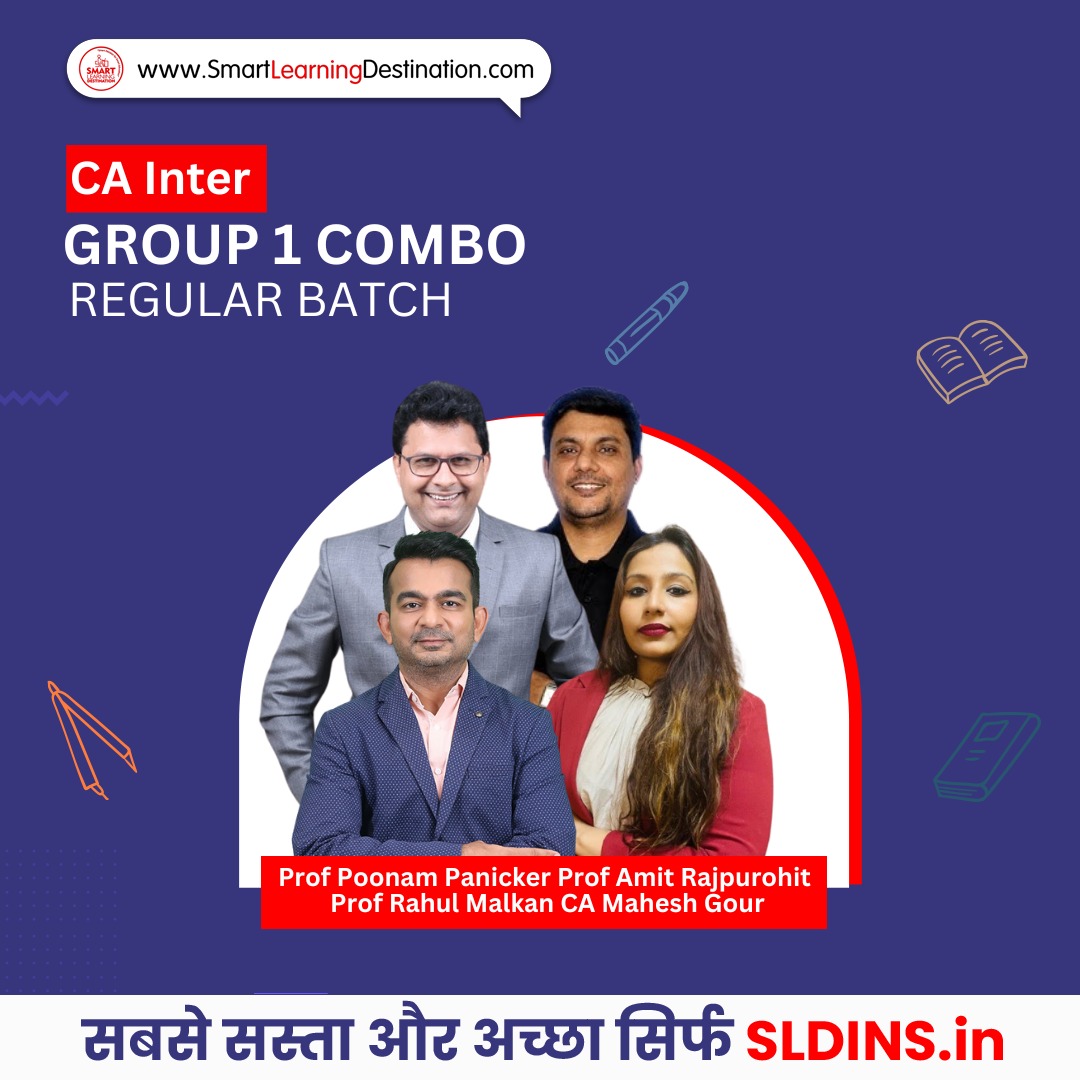 CA Inter Group 1 Combo Regular Batch By Prof Poonam Panicker Prof Amit ...